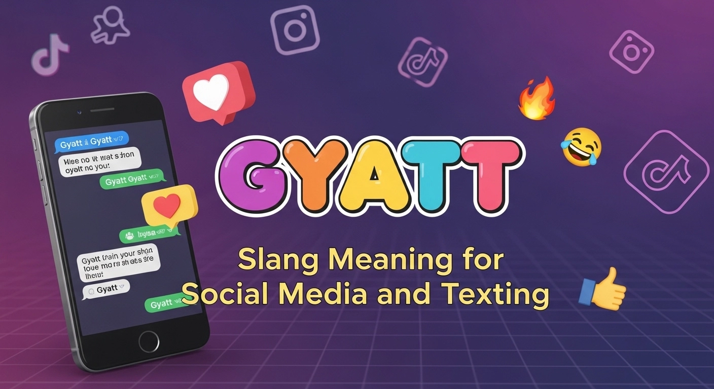 Gyatt Slang Meaning for Social Media and Texting