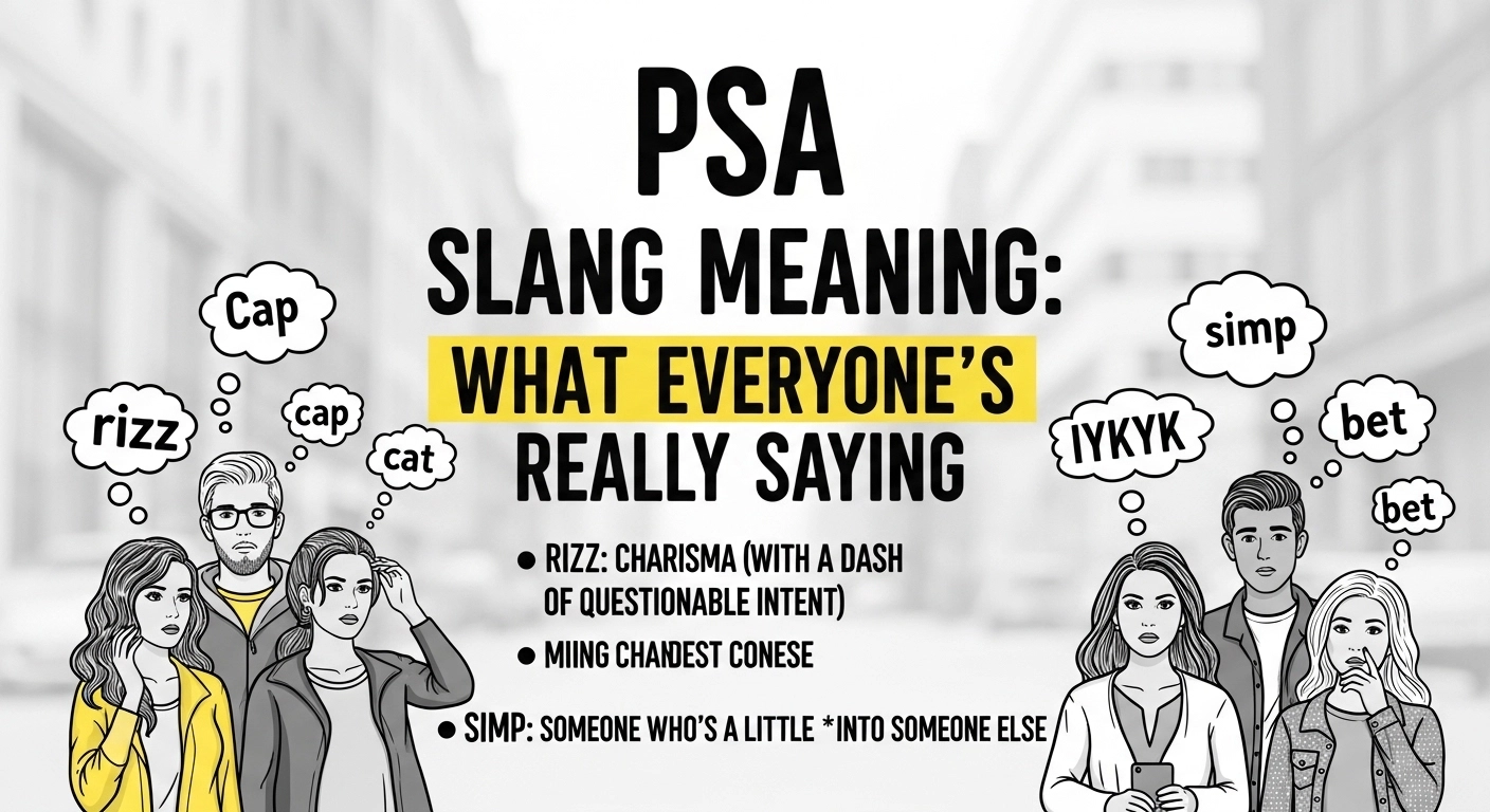 PSA Slang Meaning What Everyone’s Really Saying