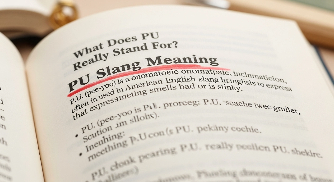 PU Slang Meaning What Does PU Really Stand For?